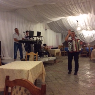 Mayor of Tarutino, playing accordeon in his disco
